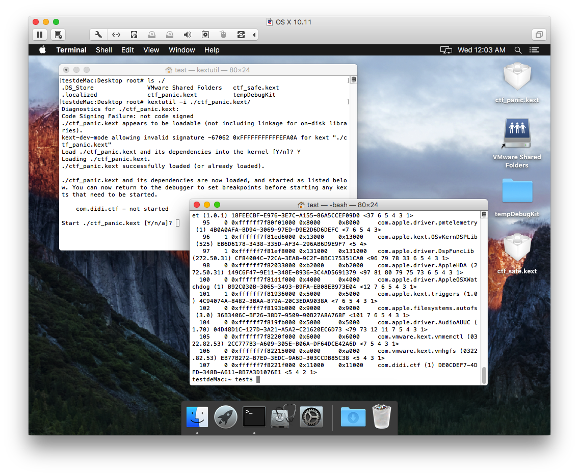 macOS Kernel Debug | H o o k | 潜心习安全